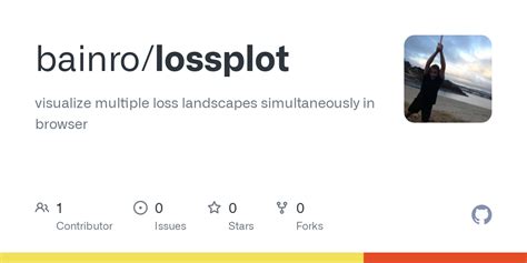Github Bainro Lossplot Visualize Multiple Loss Landscapes Simultaneously In Browser