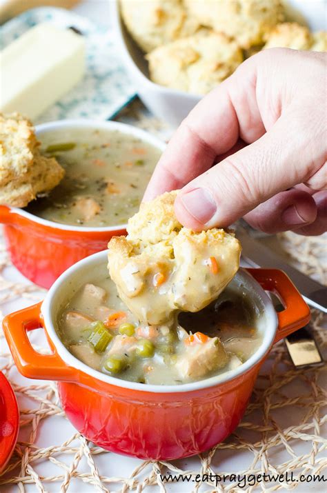 Chicken Pot Pie Soup And Biscuits Gluten Free Eat Pray Get Well
