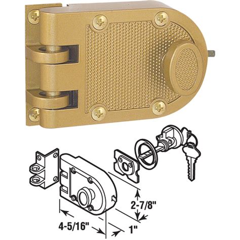 Defender Security Brass Single Cylinder Single Rim Deadlock Jimmy Resistant Do It Best