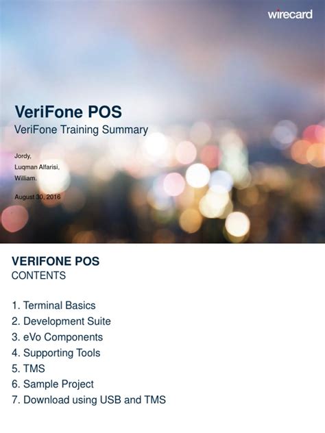 presentasi verifone combine pdf operating system library computing