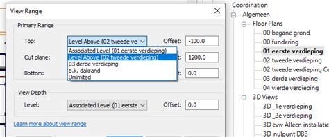 Solved View Ranges Cannot Choose All Floorplans Autodesk Community