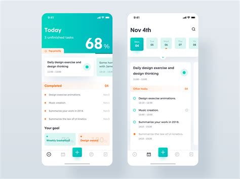 Task Management By Fiasco Task Management App App Interface Design