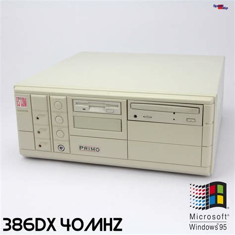 RETRO AMD 80386 386 DX 40MHZ COMPUTER PC 386 WINDOWS 95 3.11 MS-DOS 5MB ...