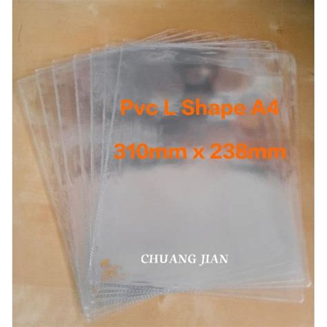 A4 Clear Folder A4 Pvc Document Clear Holder L U Shape 0 18mm Thickness L Shape Holder L