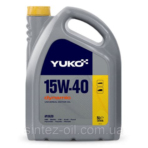 YUKO DYNAMIC 15W-40 минеральное моторное масло - купить по лучшей цене ...