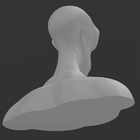 Файл Stl Бюст головы инопланетянина・Идея 3d печати для скачивания・cults