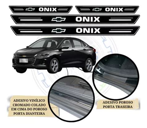 Jogo Soleira Proteção Porta Chevrolet Onix Premier Parcelamento sem juros