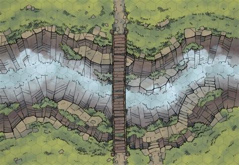 The Rope Bridge 2 Minute Table Top Fantasy City Fantasy Rpg Fantasy