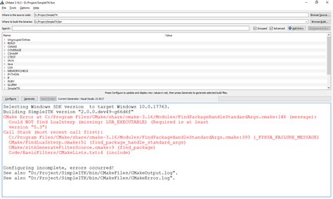 Compile First Simpleitk C Project For Windows Beginner Questions Itk