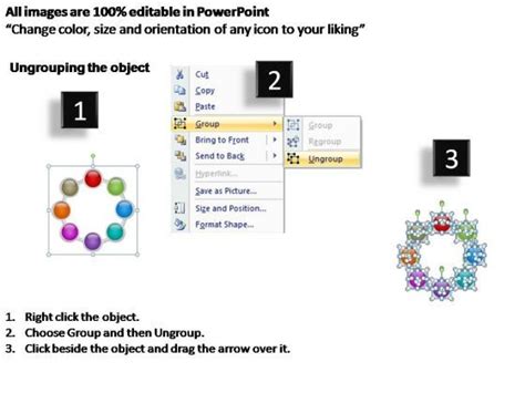PowerPoint Backgrounds Chart Cycle Process Ppt Themes