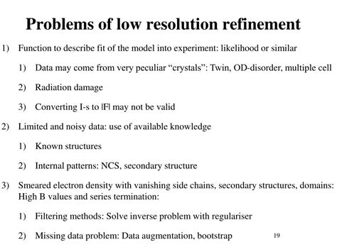 Ppt Refinement Of Macromolecular Structures Using Refmac5 Powerpoint Presentation Id387395