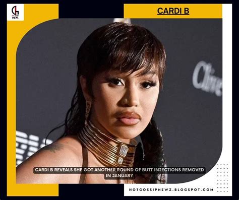 Cardi B Reveals She Got Another Round Of Butt Injections Removed In