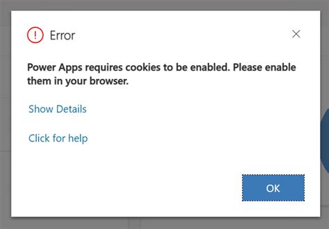 Getting Powerapps Cookie Error After Navigating To The App Issue Microsoft Easyrepro