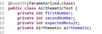 JUnit Parameterized Test With Example Using Parameters