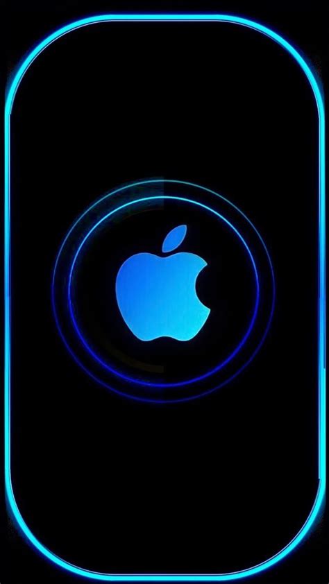Glowing Apple Logo In The Dark