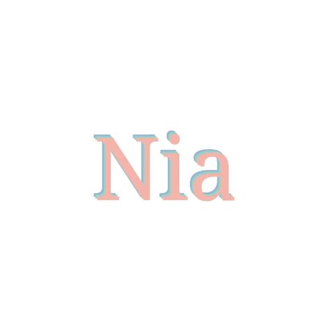 Nia Girls Name Meaning Origin Popularity