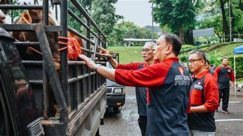 Terima Dan Salurkan Ratusan Hewan Kurban Artha Graha Peduli Sumbangkan