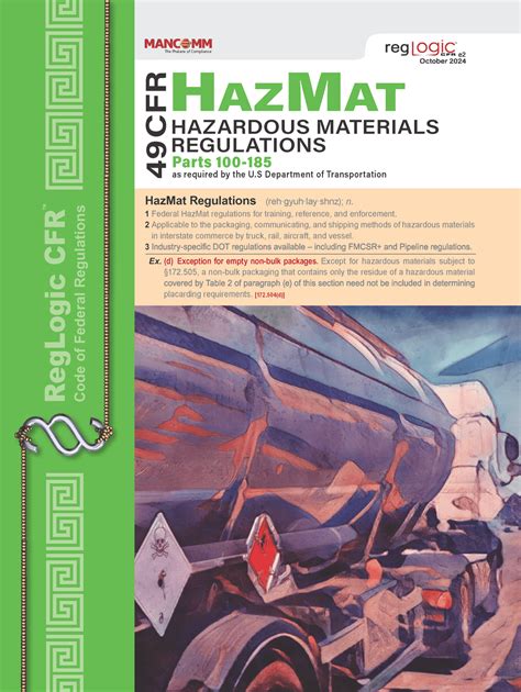 49 Cfr Transportation Cfr 49 Code Of Federal Regulations Amnautical