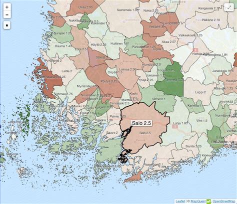 Github Tomimickmapcolorizer Interactive Choropleth Javascript Map