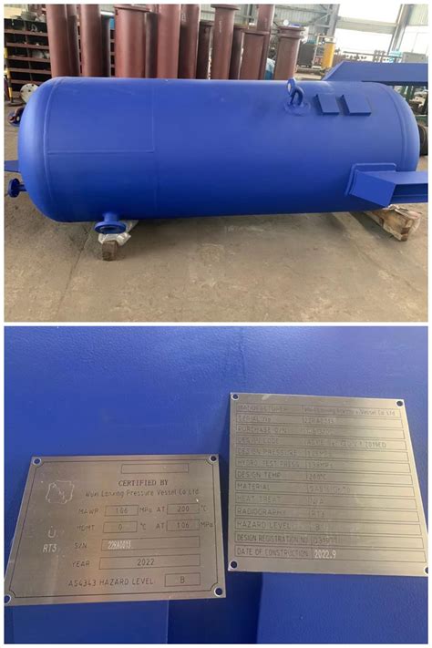 Asme U Stamp Pressure Vessel Air Receiver To Australian Market Export