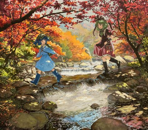 Kawashiro Nitori And Kagiyama Hina Touhou Drawn By Shiratamahockey