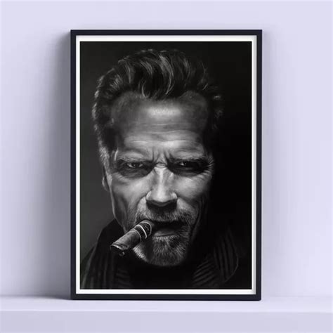 Cuadro Decorativo Arnold Schwarzenegger 30x40cm Con Vidrio