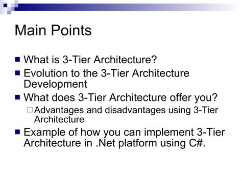 3 Tier Architecture Ppt Computer Software And Applications Computing