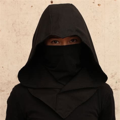 Assassin Black Linen Sic Hoods