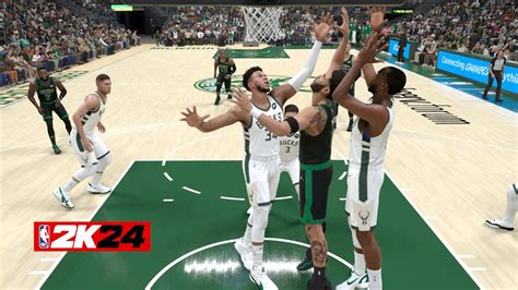 Nba 2k24 Boston Celtics Vs Milwaukee Bucks Full Gameplay Ps5 Youtube