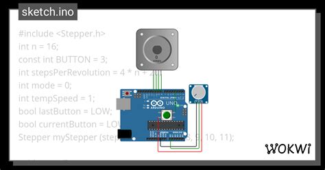 Stepper Wokwi Esp32 Stm32 Arduino Simulator