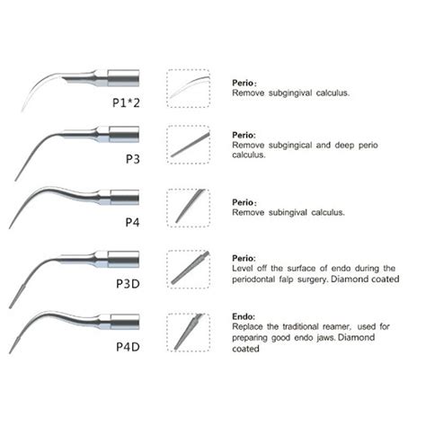Buy Scaler Perio Kit For Ems Set Of 6 Pcs Dental Equipment Online