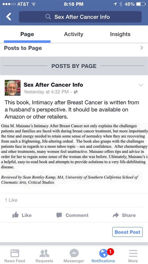 Sex After Cancer Info Home