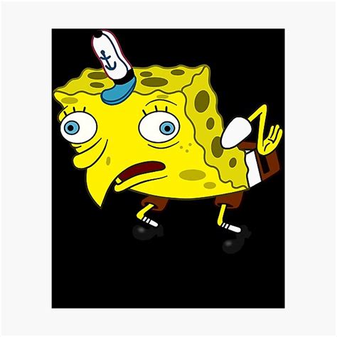 Lámina Fotográfica Meme De Bob Esponja Burlándose De Mixjarris