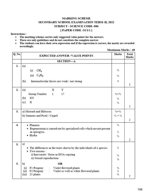 Cbse Class 10 March29 Science Question Paper Solutions 2022 Pdf