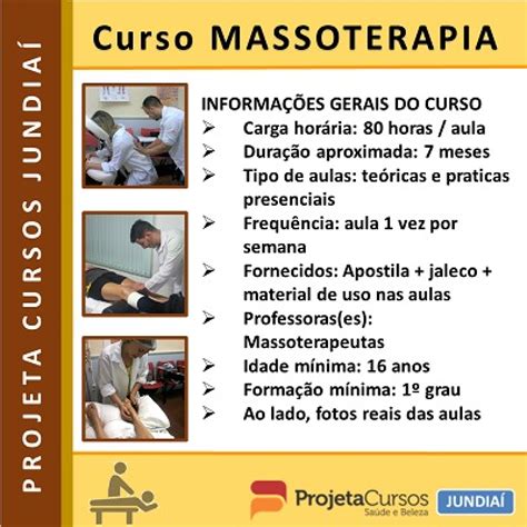 Curso De Massoterapia E Drenagem Projeta Cursos Jundiaí Curso De