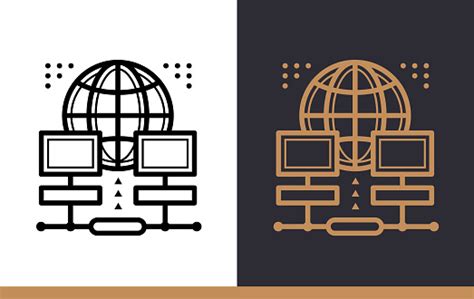 웹 네트워크의 독특한 선형 아이콘입니다 클라우드 컴퓨팅 및 인터넷 기술 아이콘 프레 젠 테이 션 모바일 애플 리 케이 션 웹사이트 인터페이스에 대 한 적합 하 고 인쇄 0