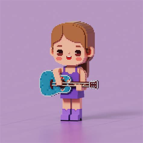 Voxel Character Design Collection Behance