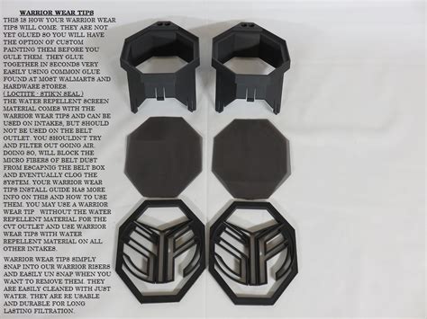 Sya Warrior Riser Snorkel Kit For Can Am Commander 2 Seater