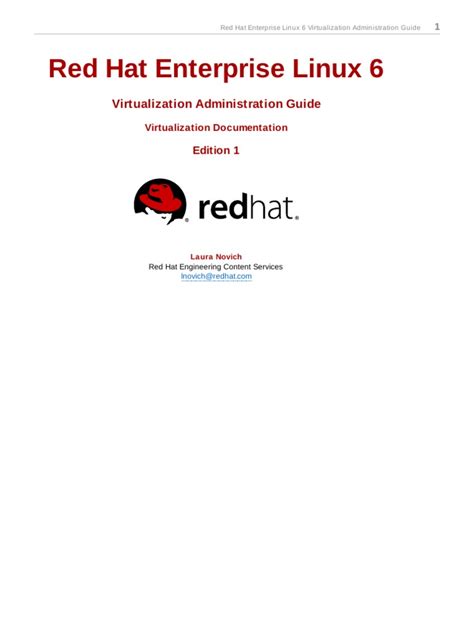 Virtualization Administration Guide En Us Pdf Secure Shell