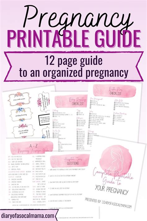 Printable Pregnancy Checklist Best Week By Week Guide Artofit