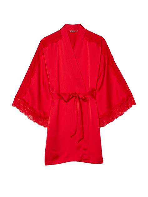 Bata Tipo Kimono Victoria De Satén Batas Tipo Kimono Victorias