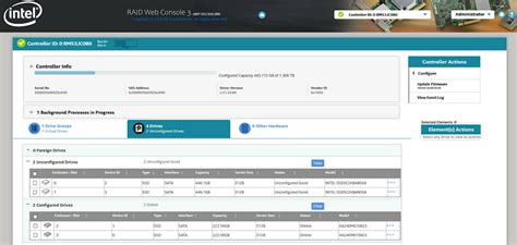 How To See The Current State Of The Drives Connected To Intel