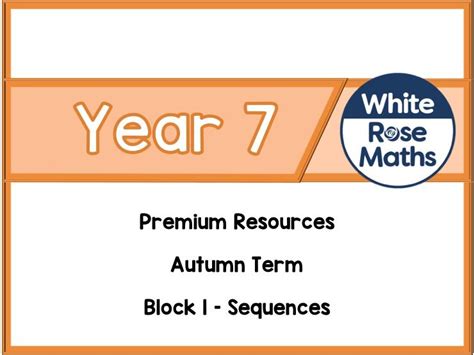 Year 7 Sequences Teaching Resources
