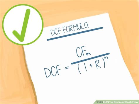 How To Discount Cash Flow Steps With Pictures Wikihow