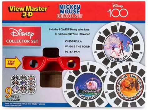 View Master Disney100 View Master 3 D Disney Collector Set Mattel Toys