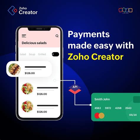 Zoho Creator On Linkedin Payments Zoho Api Lowcode