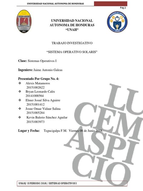 Informe Sistema Operativo Solaris Descargar Gratis Pdf Kernel Sistema Operativo Archivo