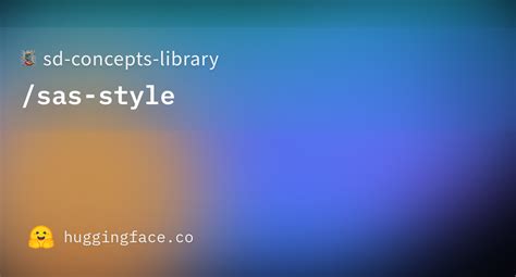 Sd Concepts Library Sas Style At Main