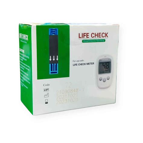 Healthway Life Check Blood Glucose Test Strip 50 Pcs