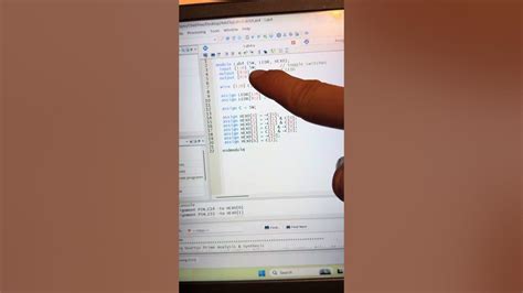 7 Segment Decoder Using Verilog Code And An Fpga Chip Youtube